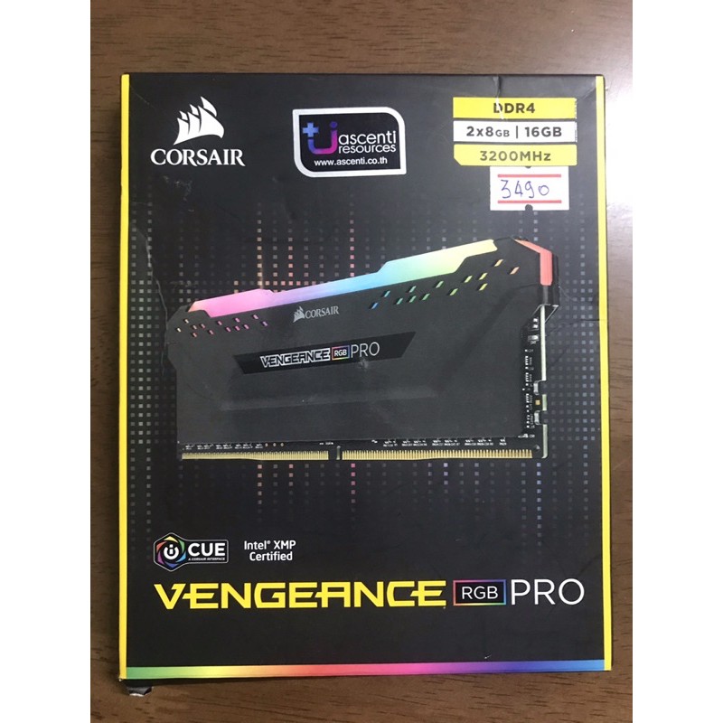 [มือสอง] Ram corsair vengence rgb pro 16Gb(8x2) bus3200 | Shopee Thailand