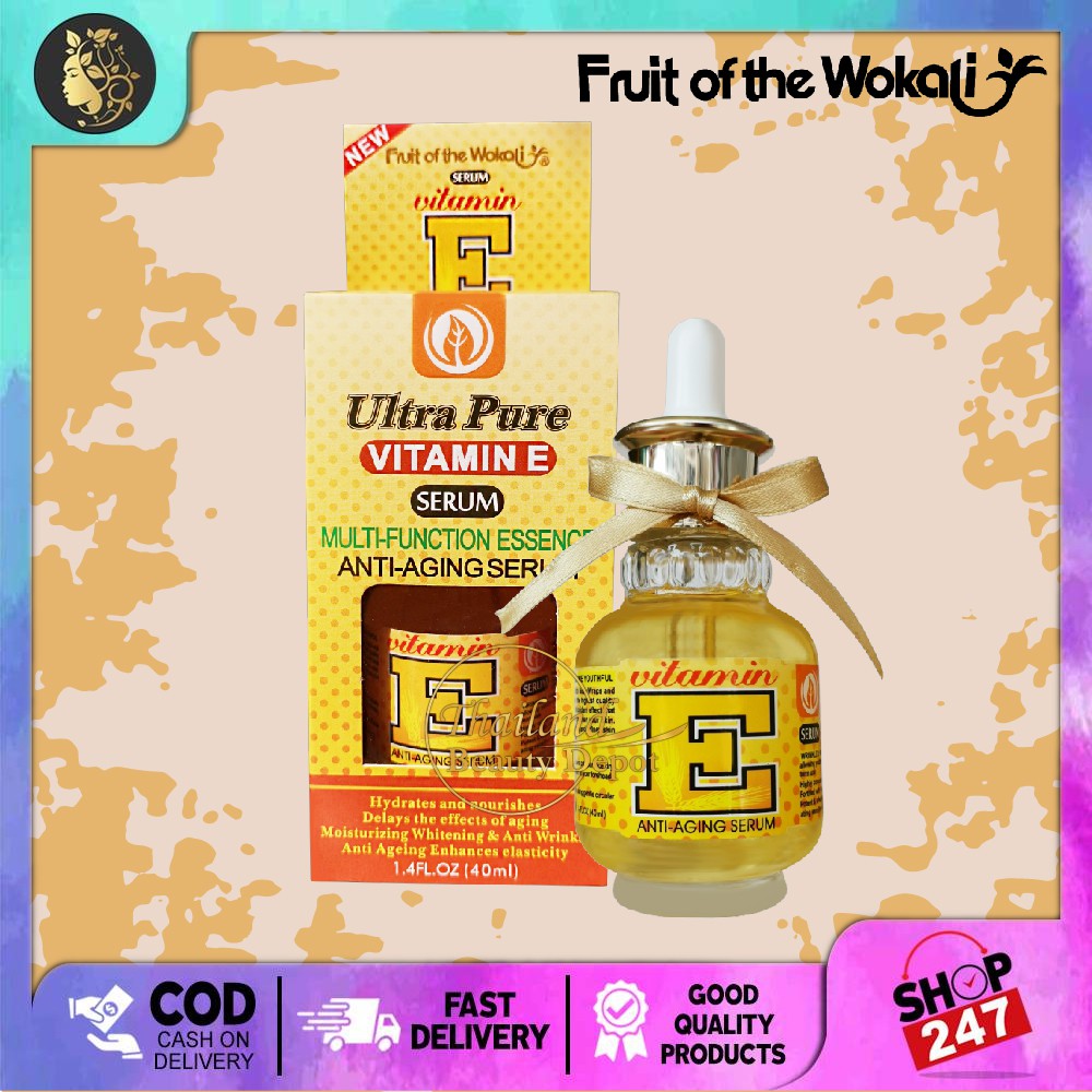 Fruit of the Wokali Ultra Pure Vitamin E Serum 40ml | Shopee Thailand