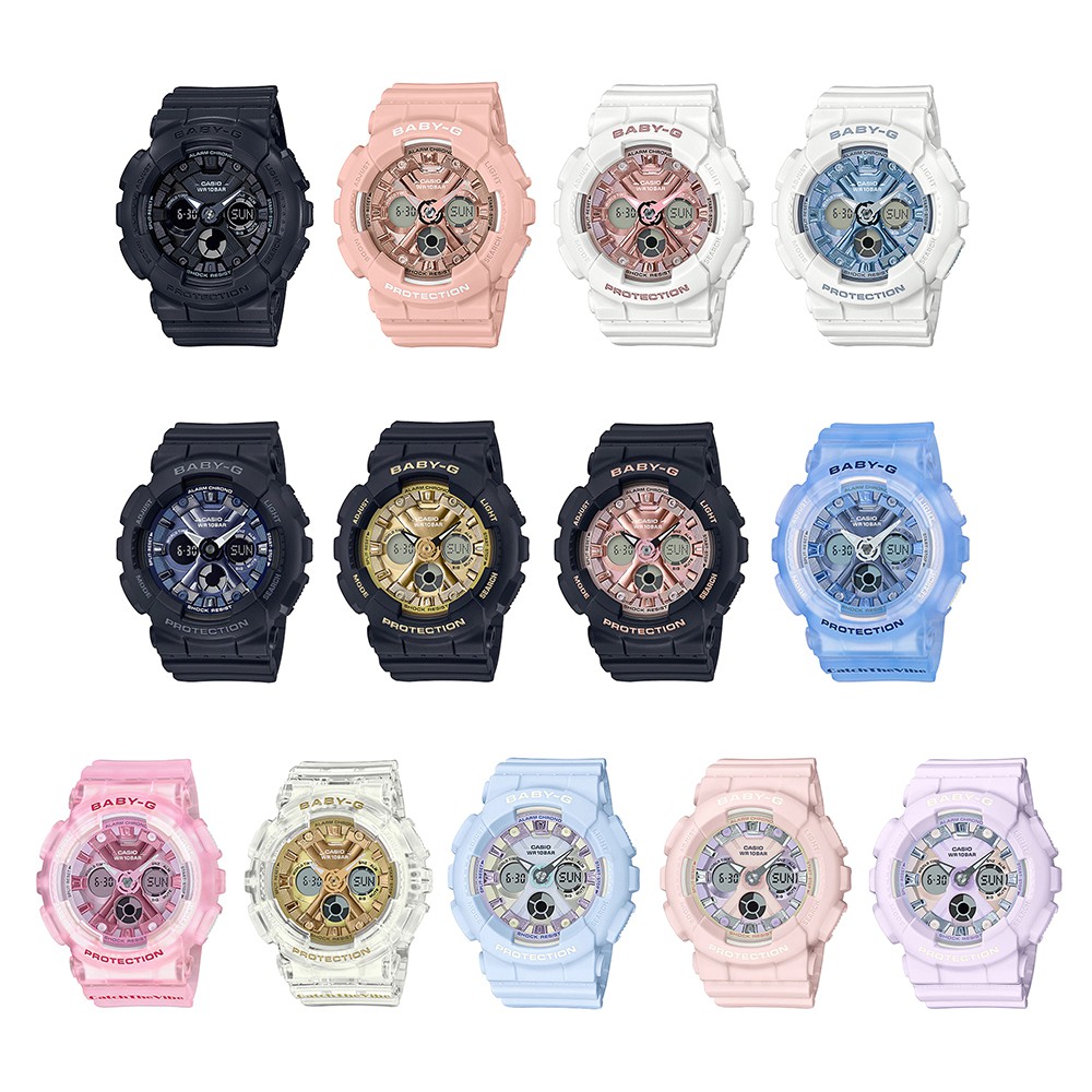 CASIO BABY-G G BA-130,BA-130CV,BA-130WP SERIES (BA-130-1A,BA-130-4A,BA ...