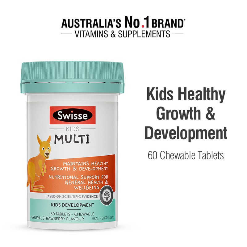 Swisse Kids Multi 60 Tablets Chewable วิตามินรวม เคี้ยวได้ สำหรับเด็ก ... Swisse Kids Multi 60 Tablets Chewable วิตามินรวม เคี้ยวได้ สำหรับเด็ก ...