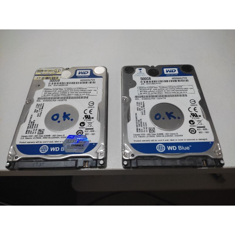 HDD NOTEBOOK WD 500GB Slim | Shopee Thailand