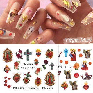 Pri Angel Nail Water Transfer Sticker Angel Cupid Nail Decal สติ ๊ กเก ...