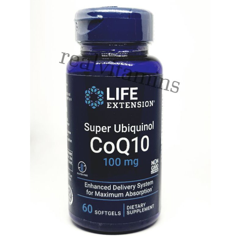 Life Extension, Super Ubiquinol CoQ10, 100 mg, 60 Softgels, In Stock, Ready to Ship, EXP: 2026 ...