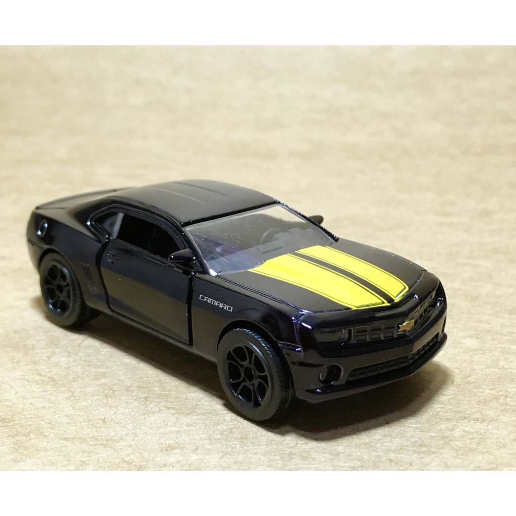 Majorette Chevrolet Camaro - Black Color - Yelow Strip hood /Wheels ...