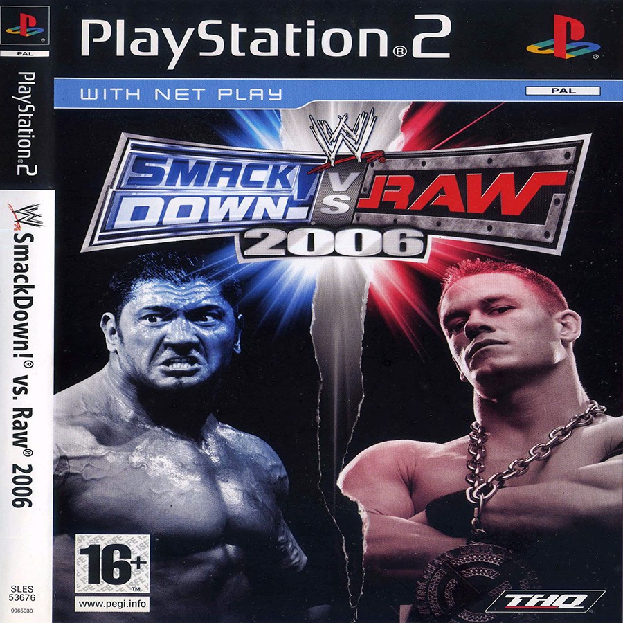 แผ่นเกมส์ [PS2] (ร้านเปิดใหม่)WWE SmackDown vs Raw 2006 [USA] | Shopee ...