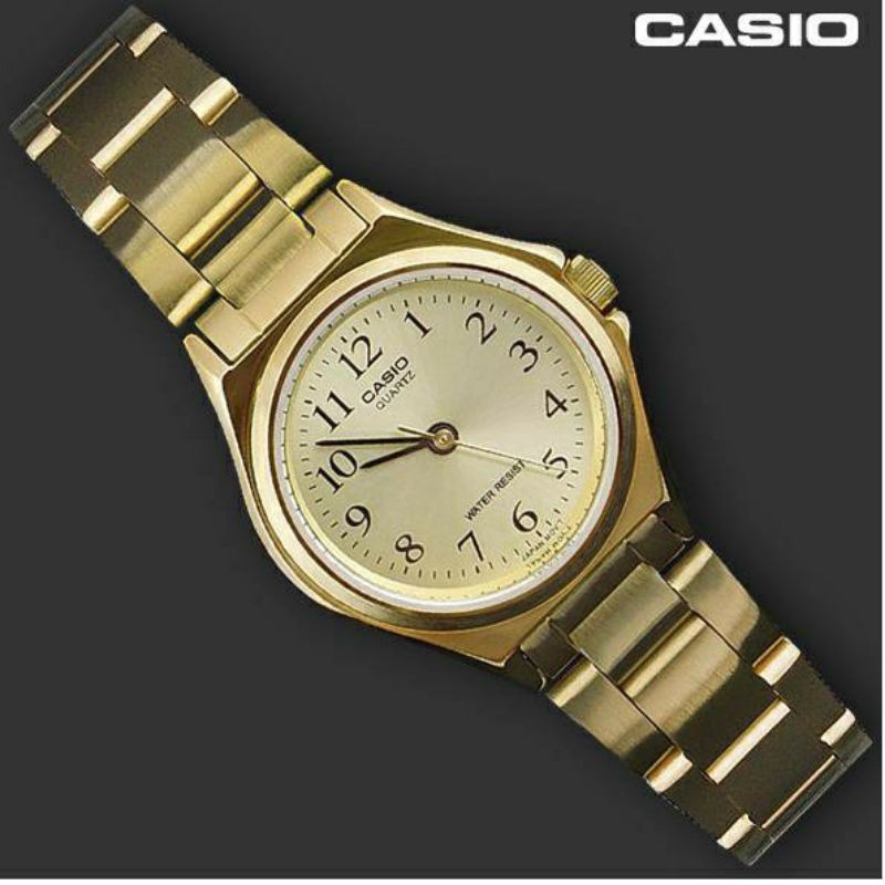 นาฬิกาข้อมือผู้หญิง Casio รุ่น Ltp 1130n 9b สายแสตนเลสีทอง แท้ 100 Shopee Thailand