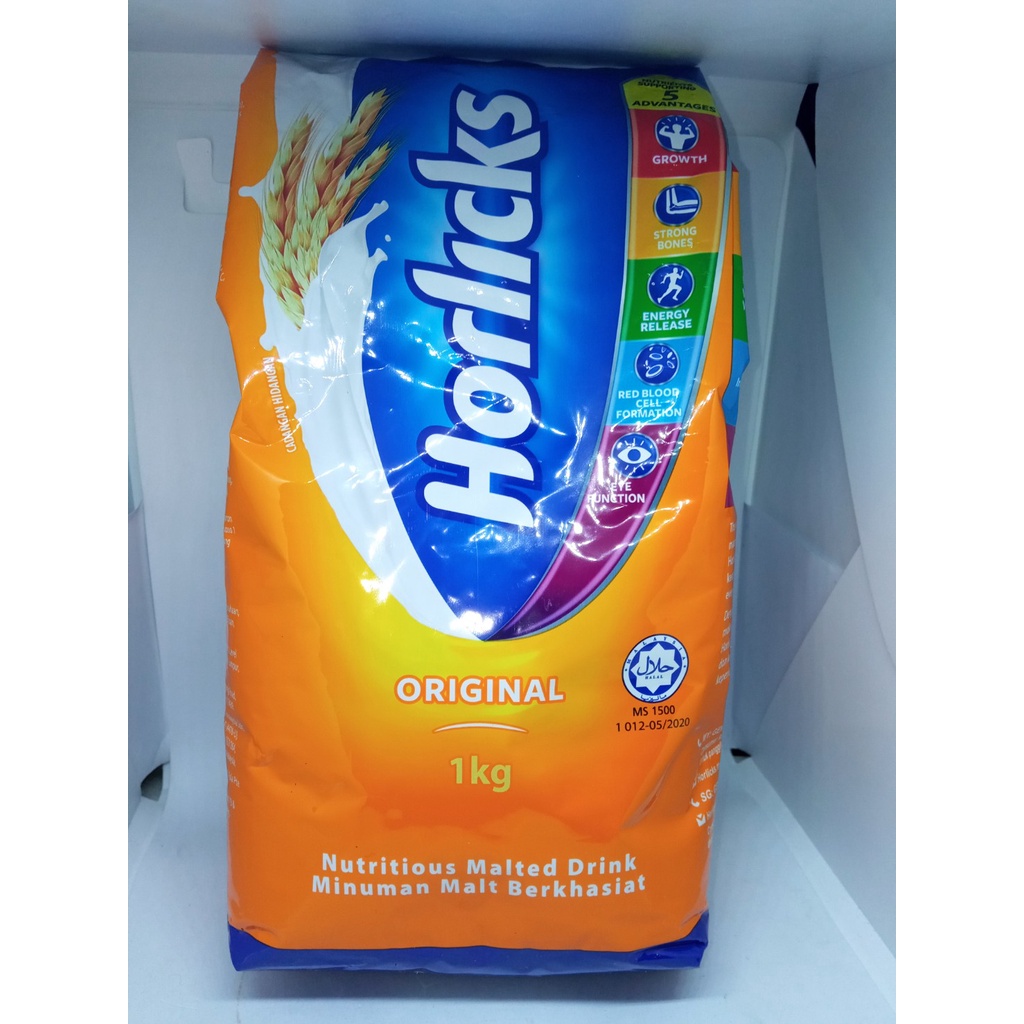 ฮอร์ลิคเครื่องดื่มมอลต์ ชนิดผง Horlicks Original Nutritious Malted ...