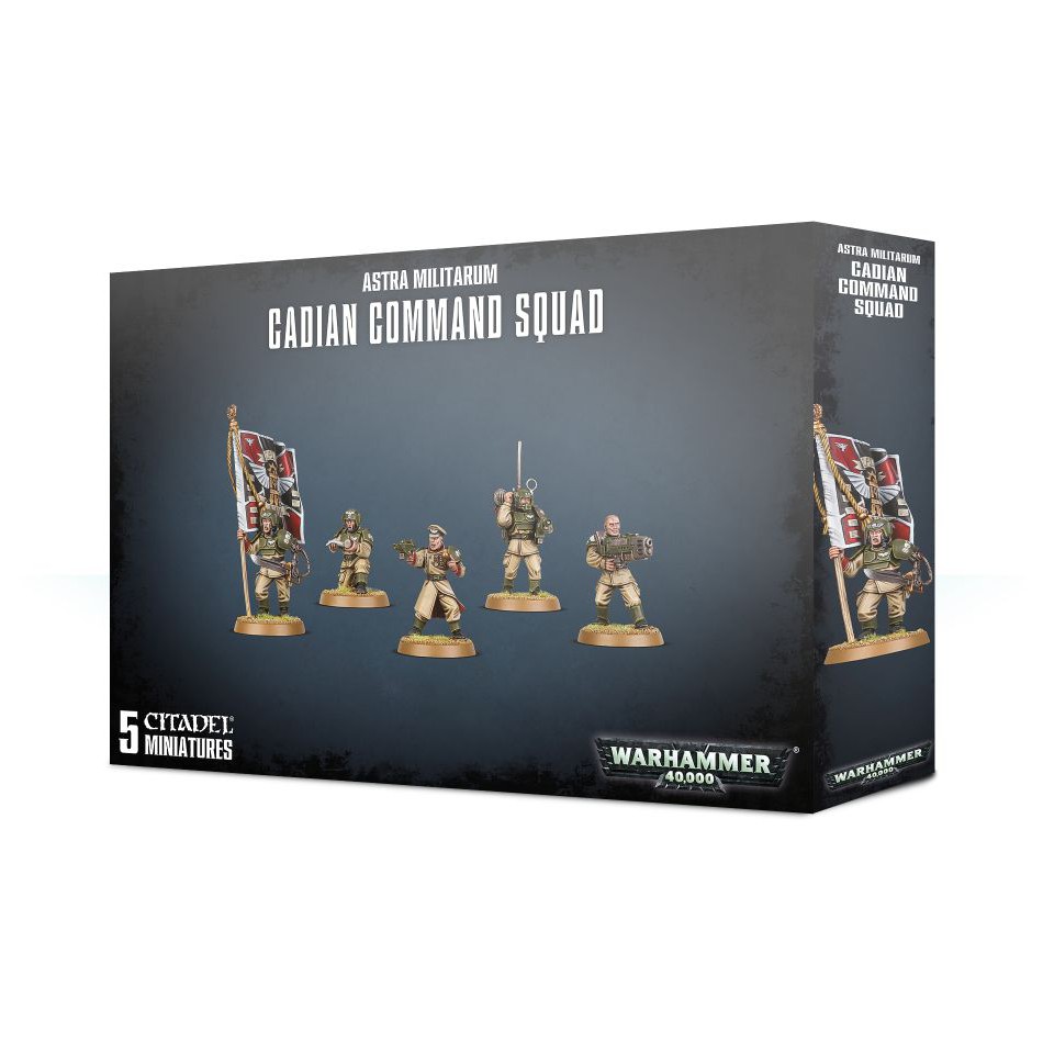 [พร้อมส่ง-Oldbox]Warhammer: 40K: ASTRA MILITARUM CADIAN COMMAND SQUAD โมเดลเกมสนามจำลอง | Shopee ...