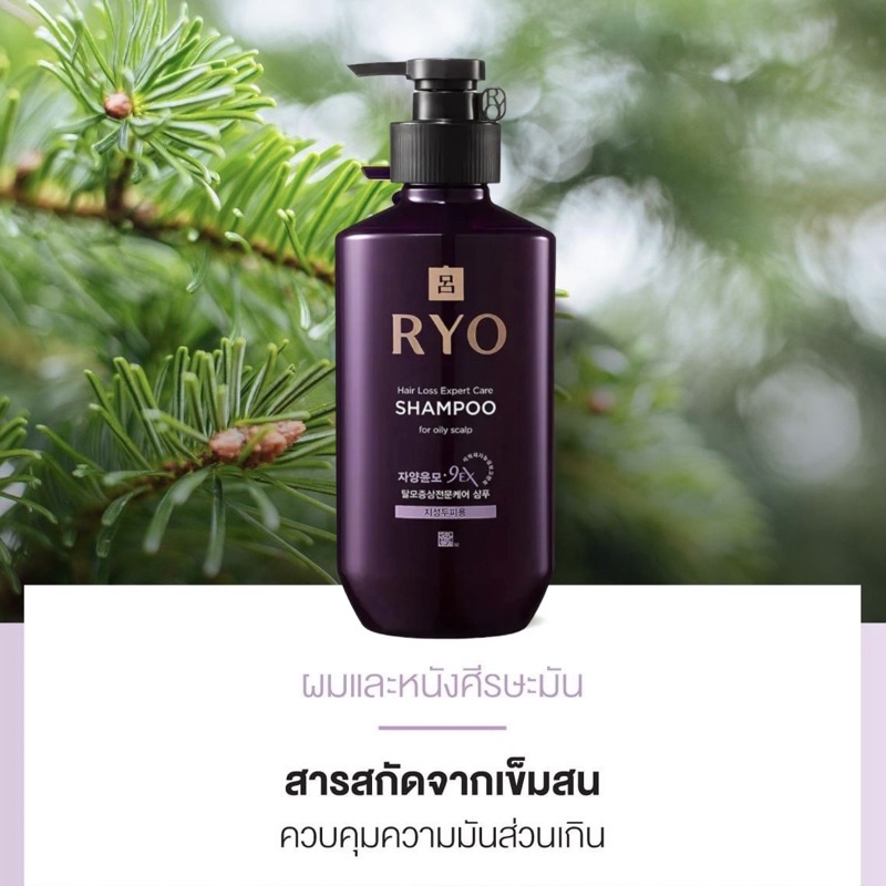 Ryo shampoo hair loss expert care 400ml เรียว แชมพู สูตรใหม่และแพคเกจ ...
