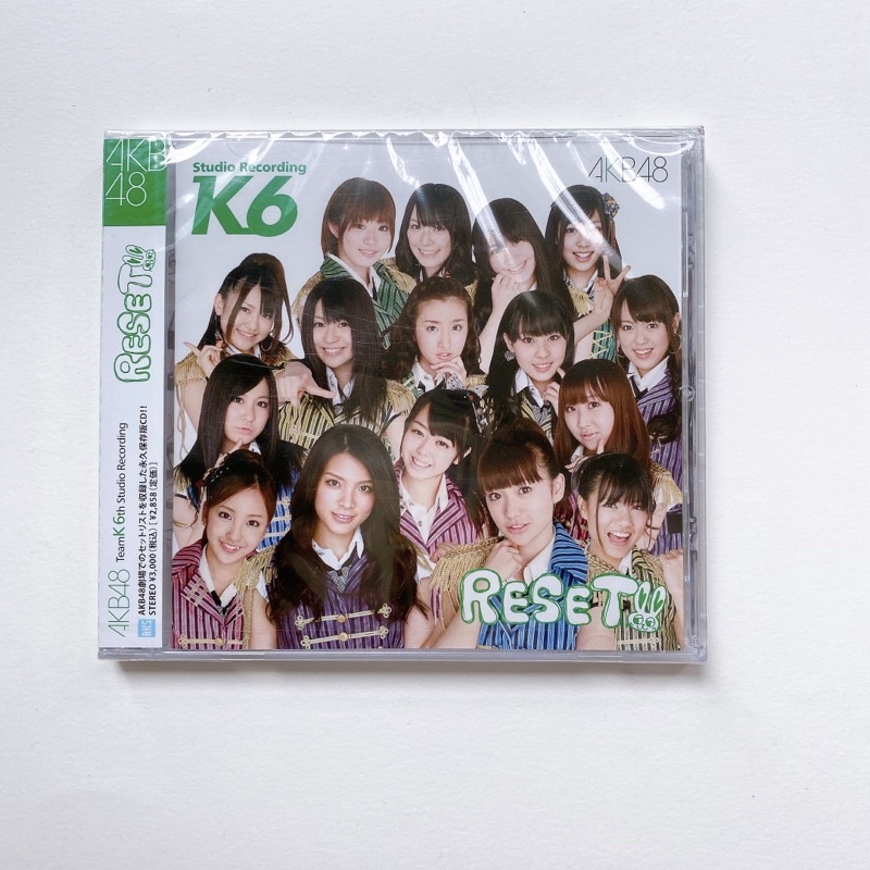 AKB48 CD Studio Recording K6 Team K Reset แผ่นใหม่ มีรอยตามรูป | Shopee Thailand