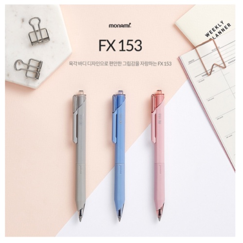 ปากกา ปากกาลูกลื่น MONAMI FX153 ขนาดหัว 0.5 MM และ 0.7 MM ราคาต่อด้าม | Shopee Thailand