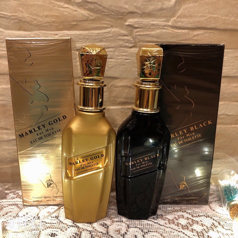 น้ำหอมแท้นำเข้า marley gold 100 ml. และ น้ำหอมแท้นำเข้า marley black ...