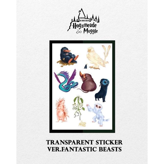 Sticker ver. Fantastic beasts | Shopee Thailand