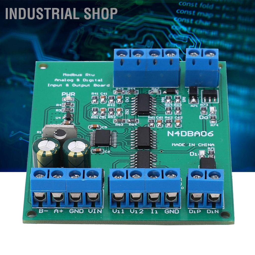 Industrial Shop โมดูลดิจิตอลอะนาล็อก 8 ช่องสัญญาณ Adc Dac N4Dba06 Io บอร์ด Dc 12V | Shopee Thailand