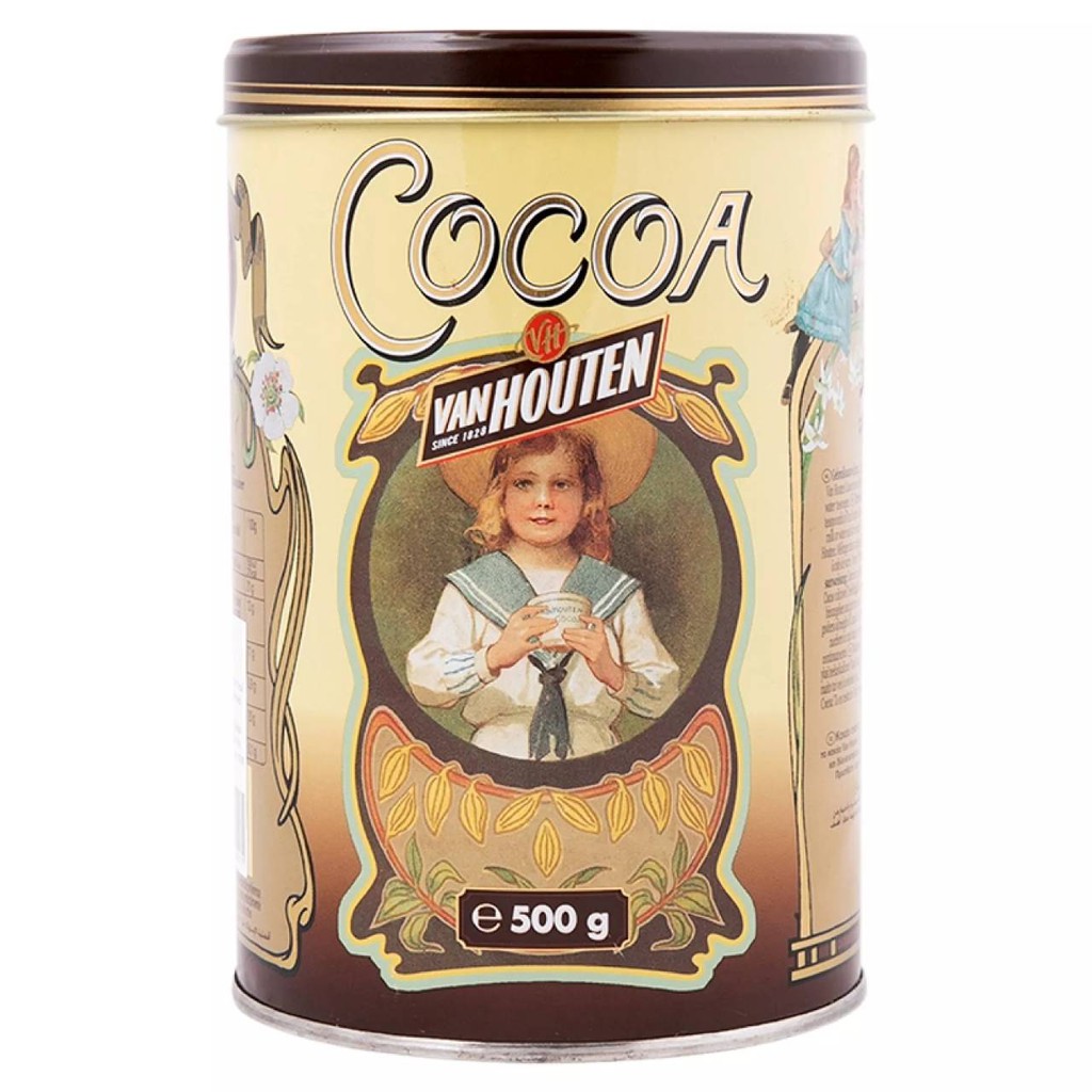Van Houten Cocoa Powder 100% 230g. 460g. แวน ฮูเต็น โกโก้ผง 100% 230,460กรัม | Shopee Thailand