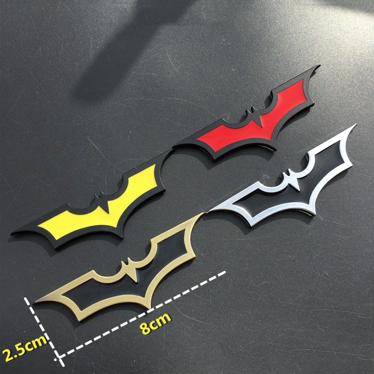 1 x Car Auto Motor Metal Batman Hero Emblem Badge Sticker Decal BATMAN ...