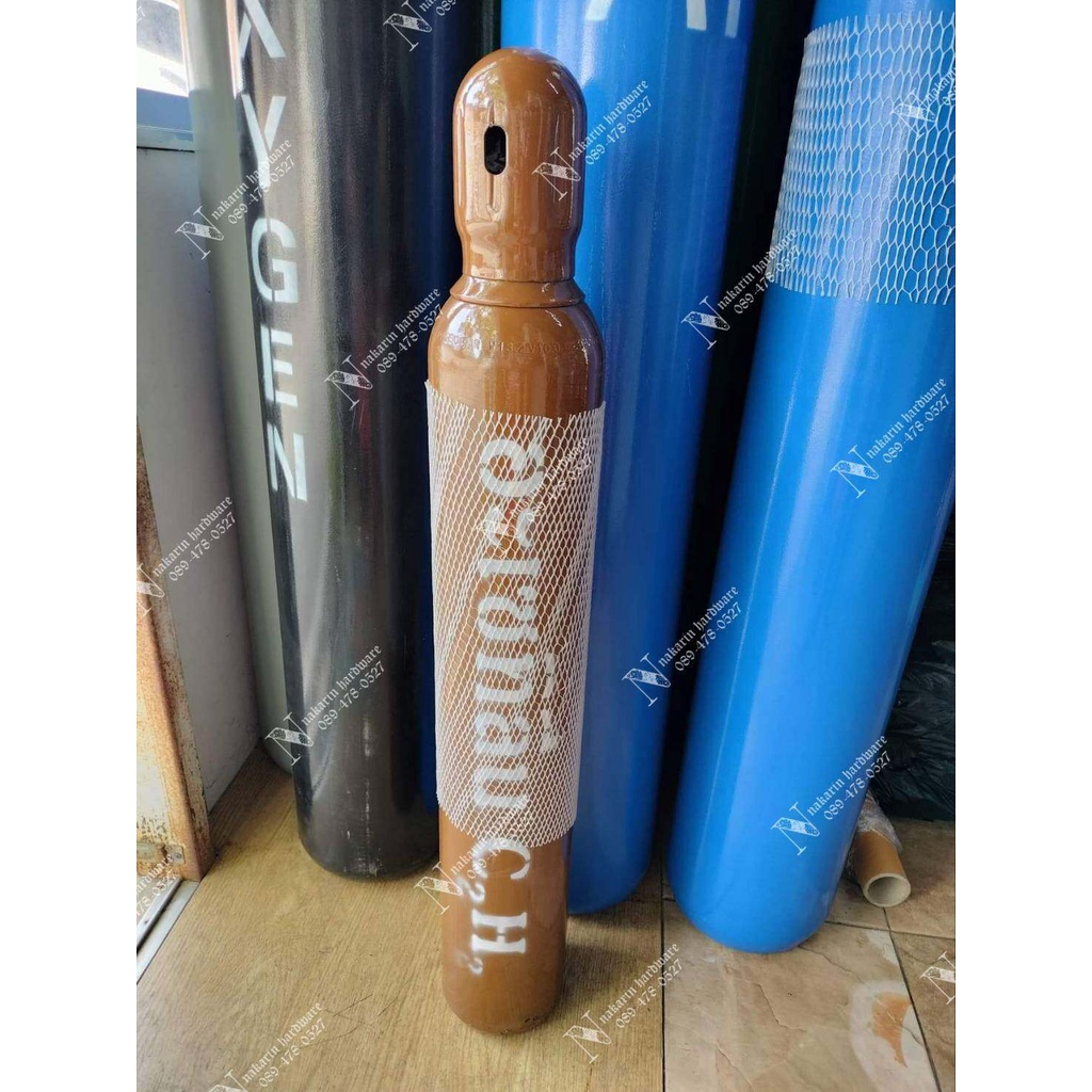 ถังอะเซทิลีน Acetylene (AC) C2H2 ขนาด 1.5 คิว 4 กิโล ถังใหม่ มือ 1 ...