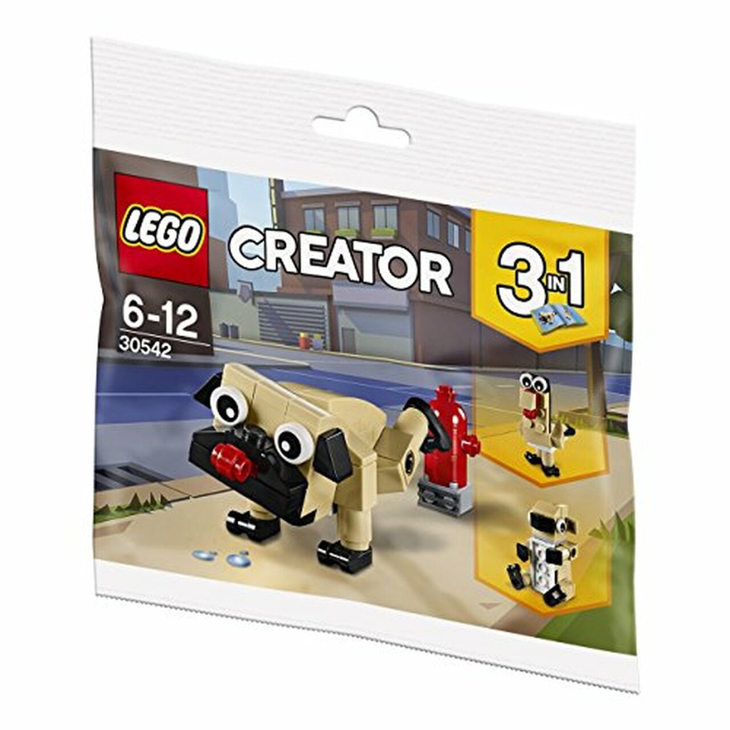 LEGO Creator 3-in-1 Cute Pug 30542 Polybag | Shopee Thailand