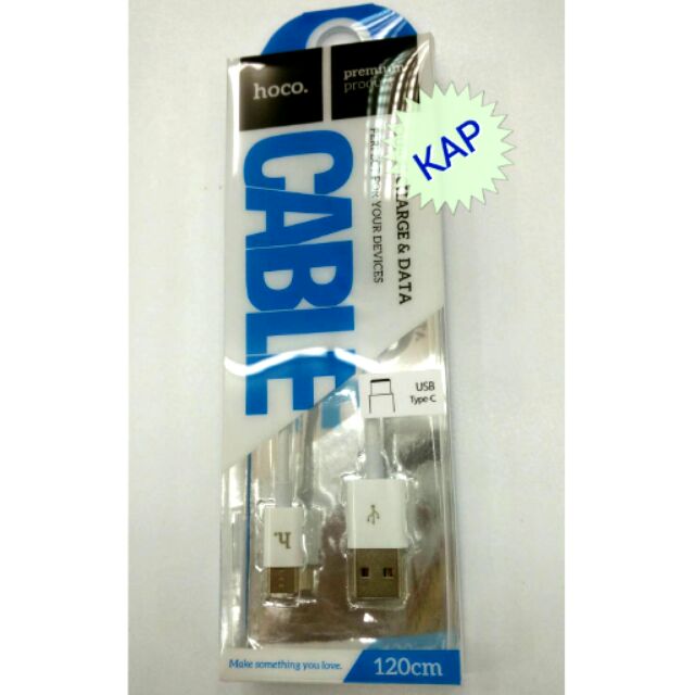 hoco USB TYPE C Cable (1.2M) | Shopee Thailand