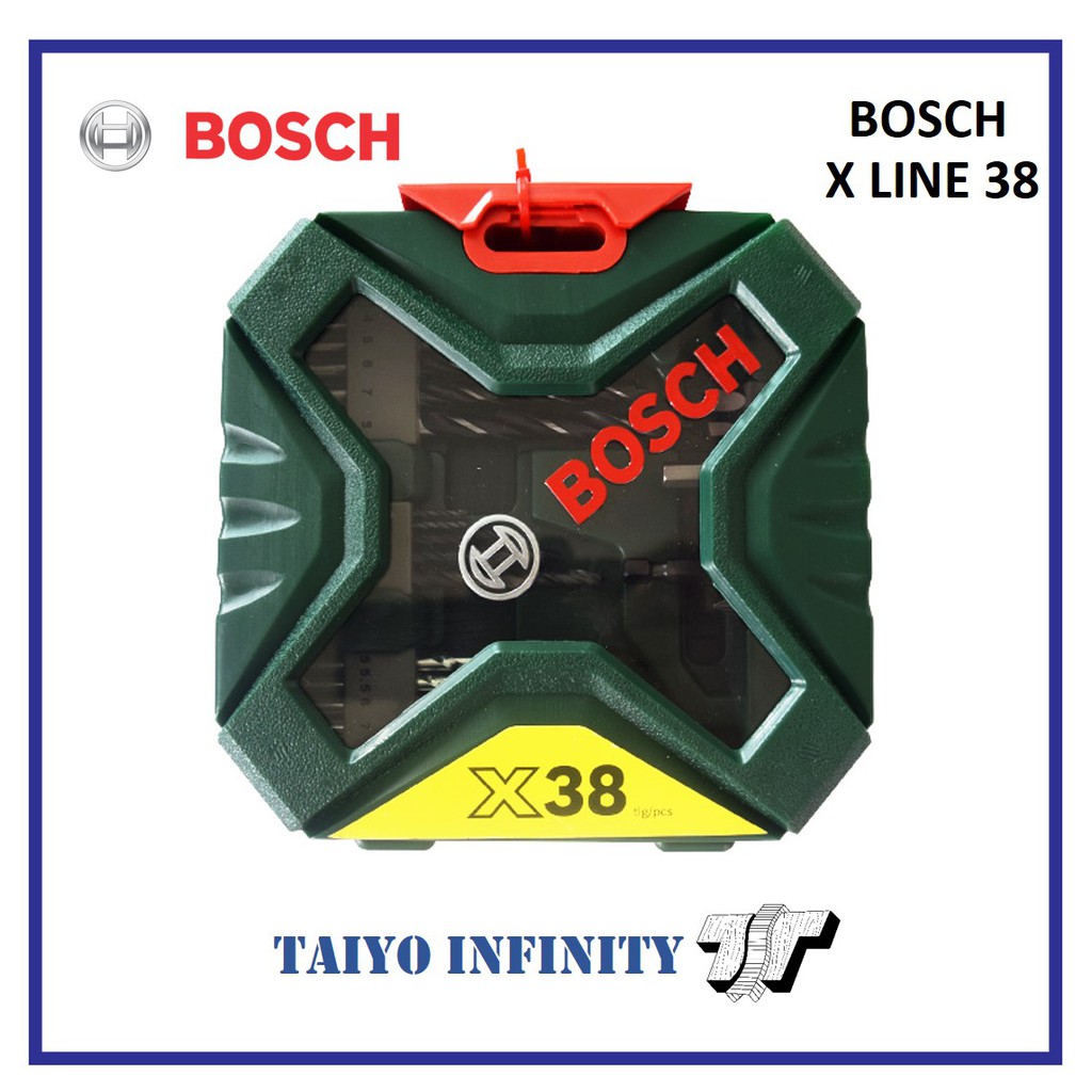 Bosch X Line ชุดดอกเจาะ ดอกไขควง และดอกสว่าน 38 ชิ้น รุ่น BOSCH X-Line ...