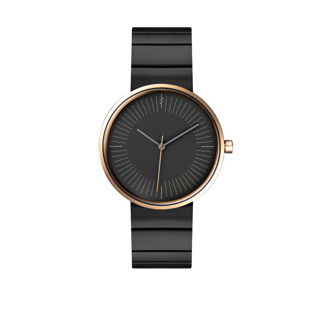 Simpl Watch นาฬิกาข้อมือสายเหล็ก Amber Graphite ขนาด 33 & 39 mm ...