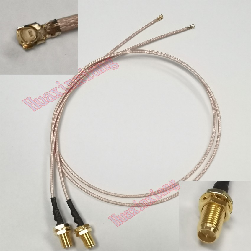Rf Coaxial RP-SMA-K Female ( Pin male ) เป็น IPEX/IPE/U.FL สาย pigtail ...