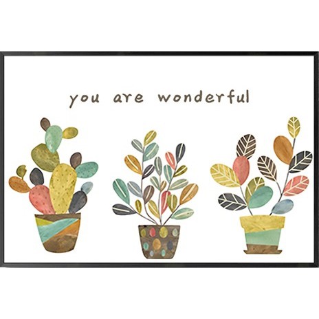 ชุดปักครอสติชพิมพ์ลาย กระถางต้นไม้ แคคตัส กระบองเพชร ไม้ใบ plant pot ...