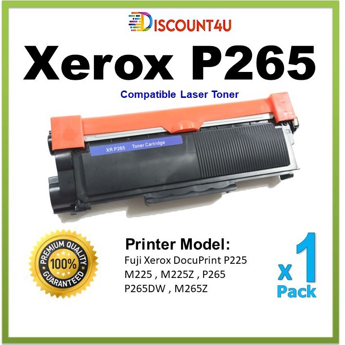 Discount4uตลับหมึกเลเซอร์เทียบเท่า toner Xerox P265 P225ใช้กับ Fuji ...