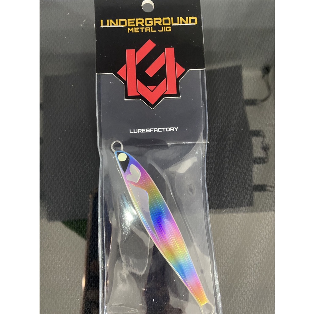 เหยื่อจิ๊ก UNDERGROUND METAL JIG Stealth 60 g. | Shopee Thailand