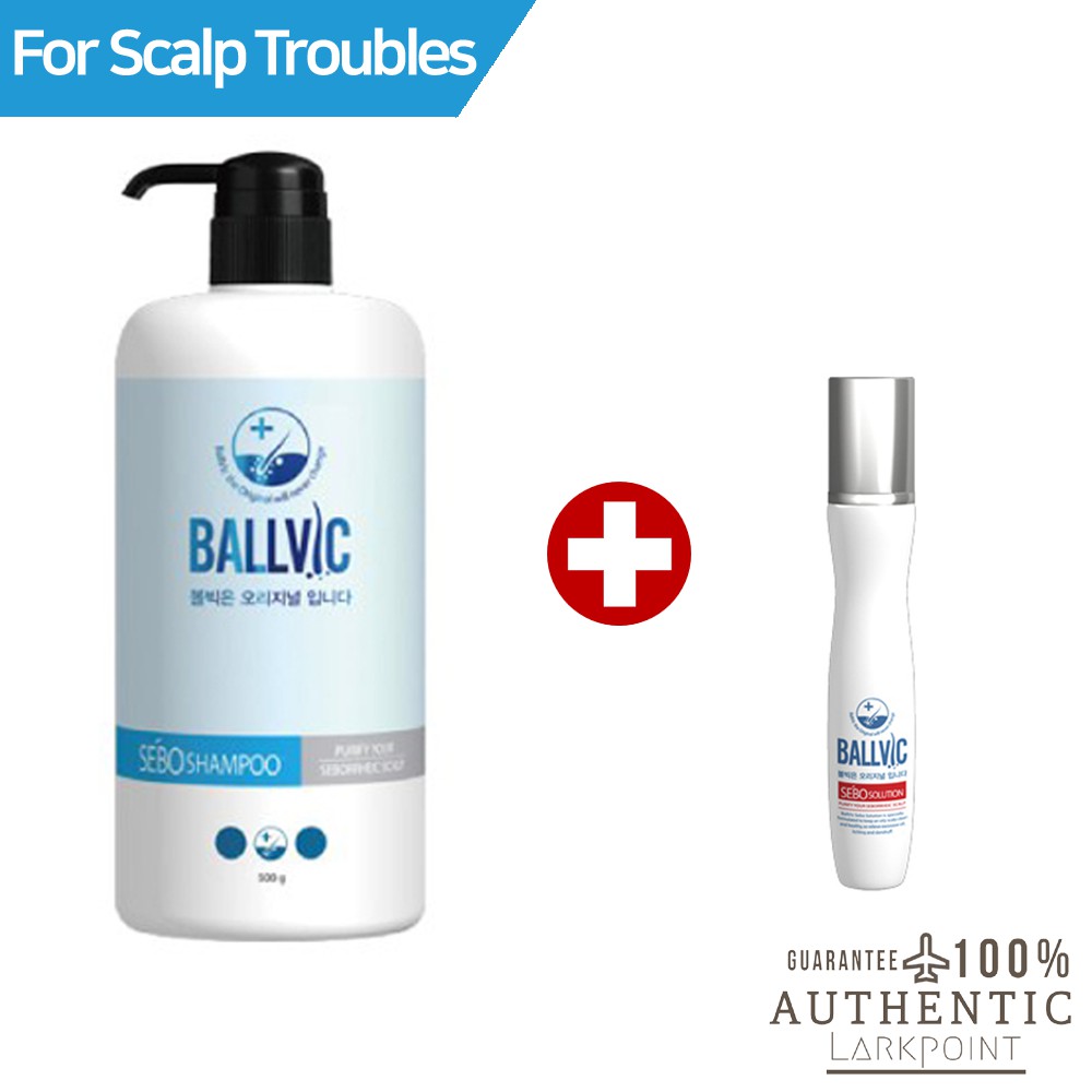 [BallVic] SEBO Pack (SEBO Shampoo 500g, SEBO Solution 30g) / Anti Hair ...