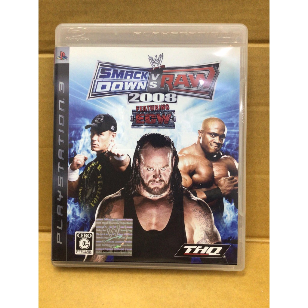 แผ่นแท้ [PS3] WWE SmackDown! vs Raw 2008 featuring ECW (Japan) (BLJM ...