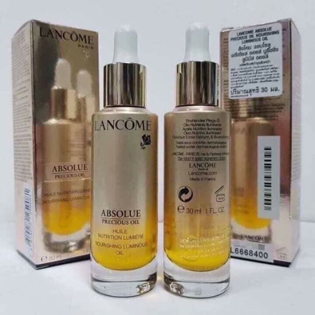 Lancome Absolue Precious Oil Nourishing Luminous Oil 30 ml. | Shopee ...
