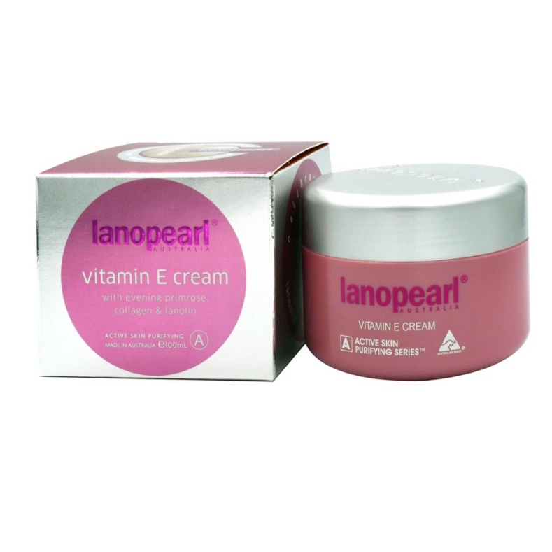 ครีมวิตามินอีผสมคอลลาเจน Lanopearl Vitamin E EPO, Collagen & Lanolin ...