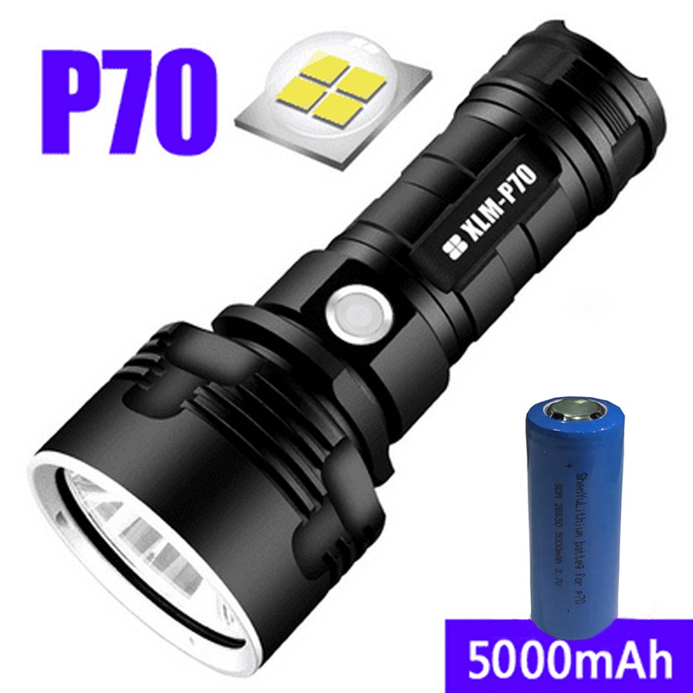 ไส้ตะเกียงสี่แกนSHENYU XLM-P70 ไฟฉายสว่างมาก Super Powerful LED Flashlight มีระบบชาร์จในตัว ใช้ ...