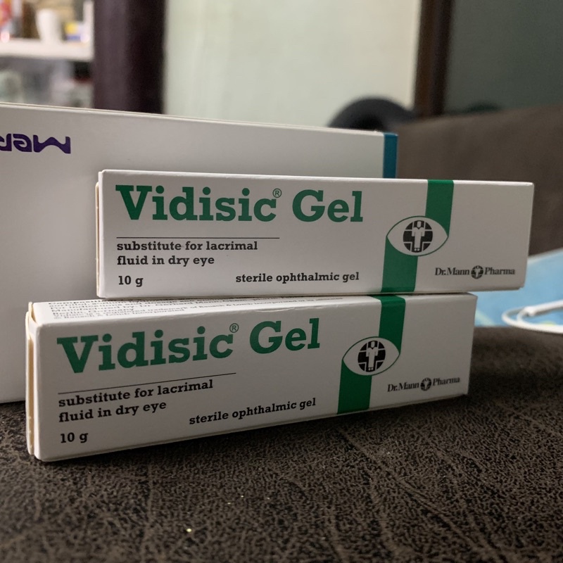 Vidisic Gel 10g วิดิสิคเจล เจลป้ายตา น้ำตาเทียมรูปแบบเจล | Shopee Thailand