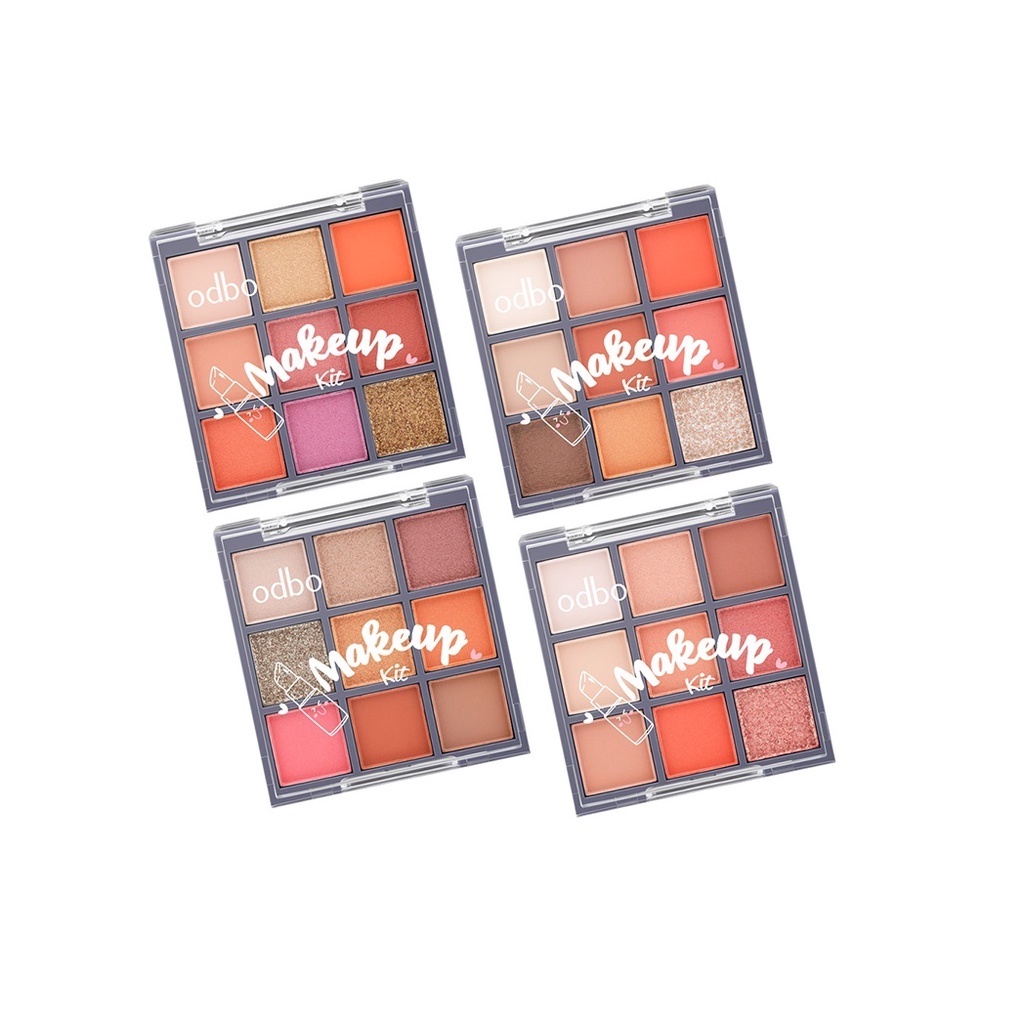 Odbo Makeup Kit Eyeshadow #OD1037 : โอดีบีโอ เมคอัพ คิท อายแชโดว์ พาเลท ...