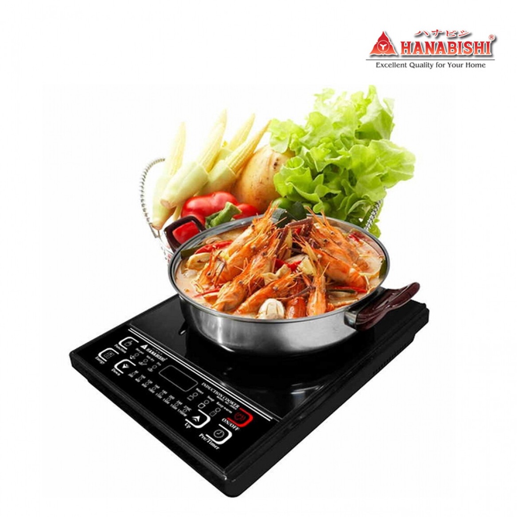 HANABISHI INDUCTION COOKER ฮานาบิชิ เตาแม่เหล็กไฟฟ้า HIC-208EA | Shopee ...