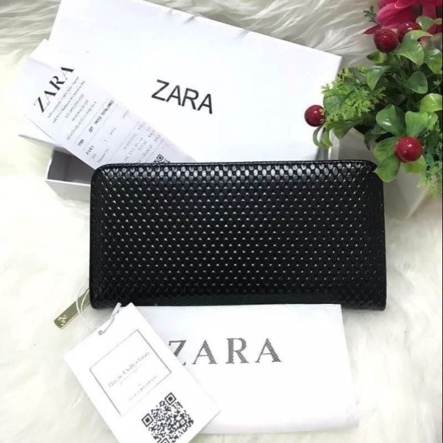 กระเป๋าสตางค์ ZARA CLASSIC WALLET แท้ 100% | Shopee Thailand
