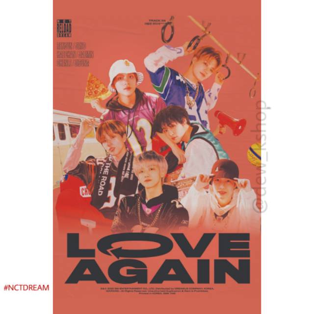 โปสเตอร์ NCT DREAM - LoveAgain (NCT DREAM [ริดิน]) | Shopee Thailand