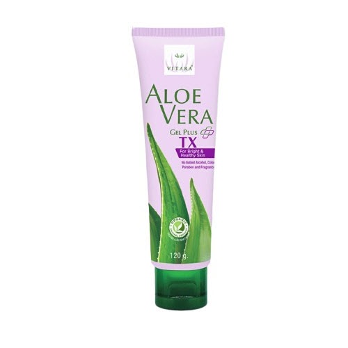 Vitara Aloe Vera Gel Plus Tx 120g ไวทาร่า อโลเวร่า ขนาด 120 กรัมสูตร