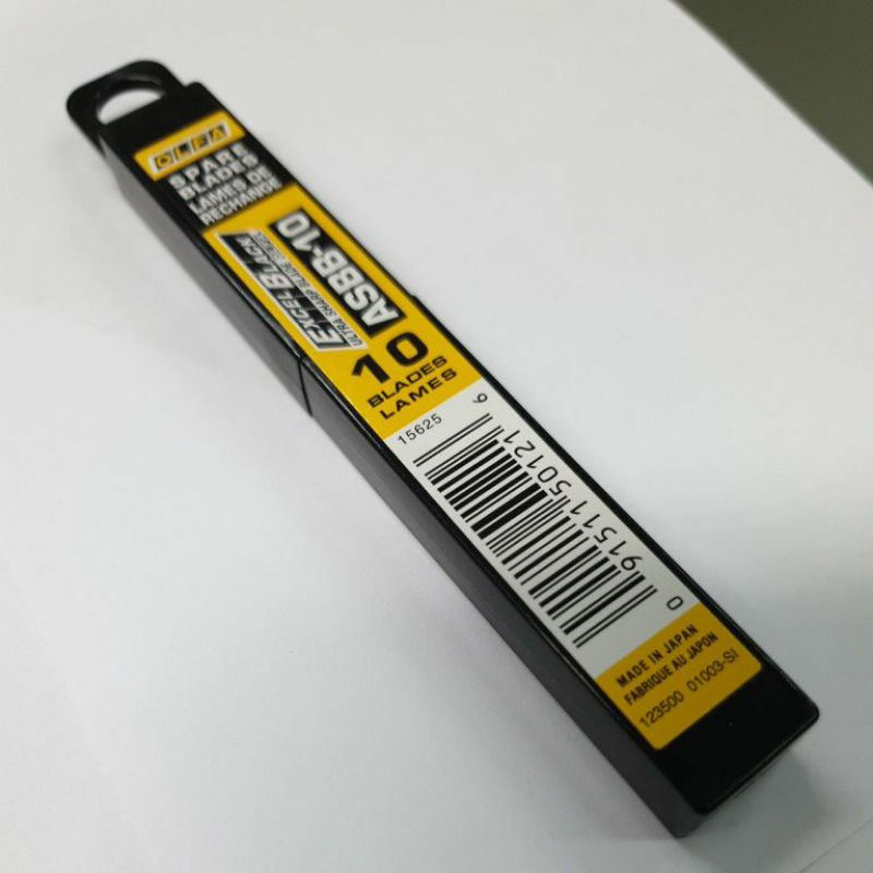 ใบมีด OLFA รุ่น ASBB-10 ขนาด 9 มิล ใบดำ บรรจุ 10 ใบ | Shopee Thailand