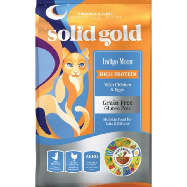 Solid gold สูตร indigo moon แถมอาหารตัวอย่าง ล็อตใหม่ หมดอายุปี2026 ล่าสุด 1.36kg | Shopee Thailand