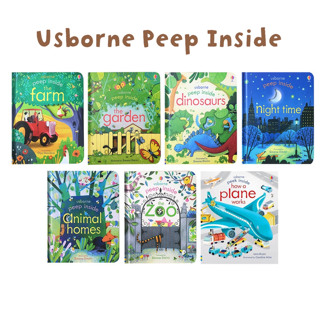พร้อมส่ง Usborne Peep Inside หนังสือนิทานภาษาอังกฤษ 7 เล่ม | Shopee Thailand