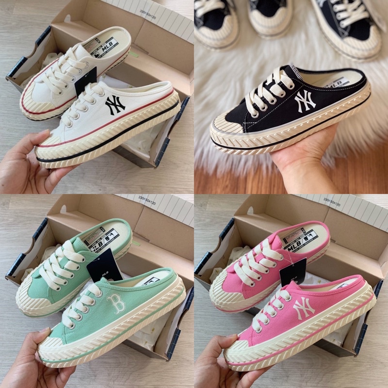 ของแท้💯รองเท้า MLB playball origin mule พร้อมส่ง | Shopee Thailand