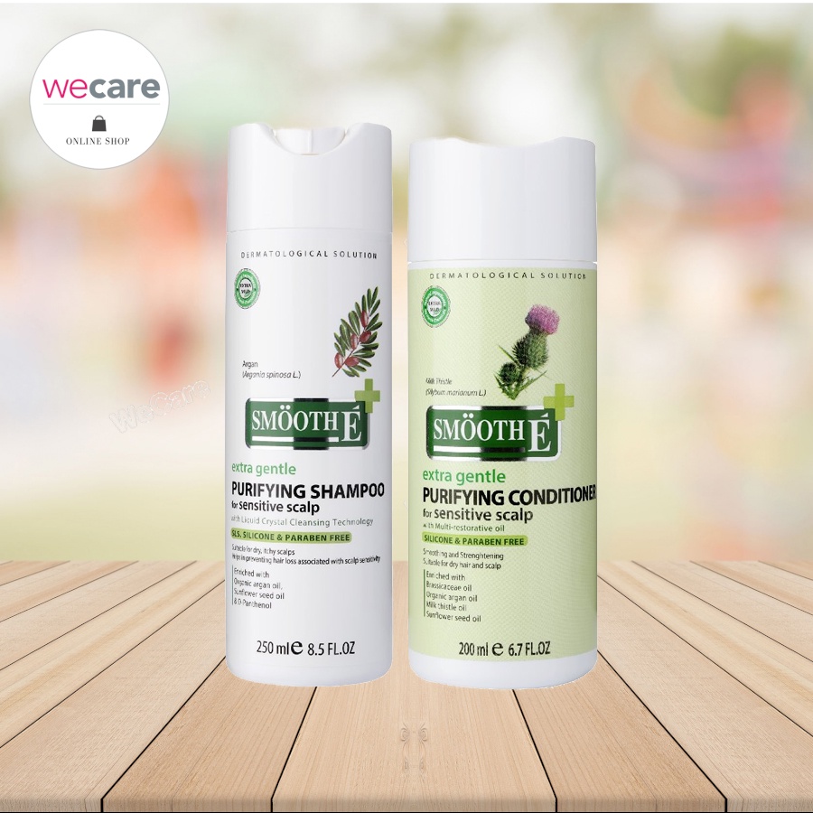 Smooth E Shampoo & Conditioner (250X200มล) สมูทอี แชมพู เเละครีมนวดผม ...