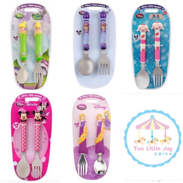 ชุดช้อนส้อม Disney Flatware Set ของแท้ 100% จาก Disney Store USA ...