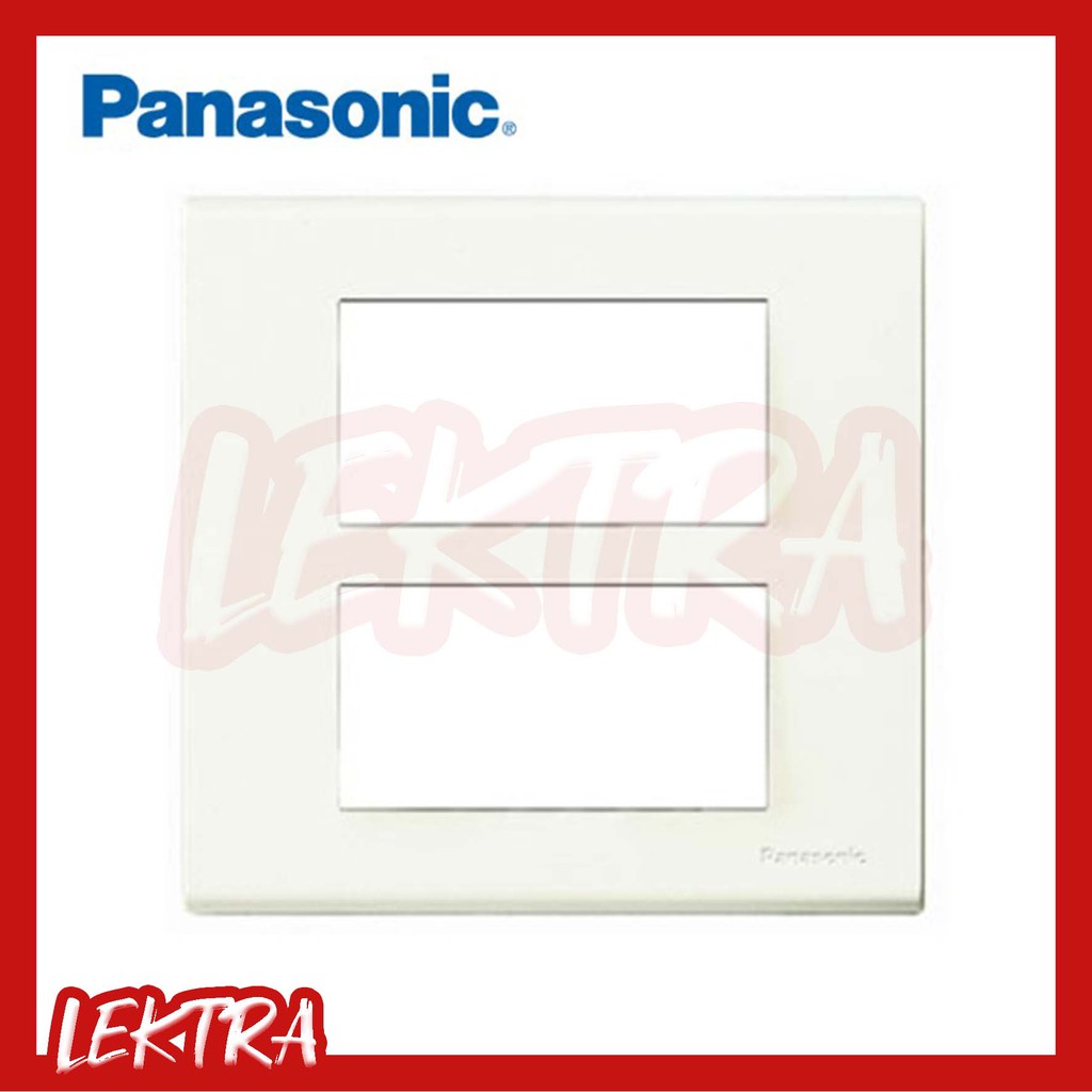 Panasonic หน้ากาก 1ช่อง 2ช่อง 3ช่อง 4ช่อง 6ช่อง 2ช่องกลาง WEG6801 WEG6802 WEG6803 WEG6804 ...