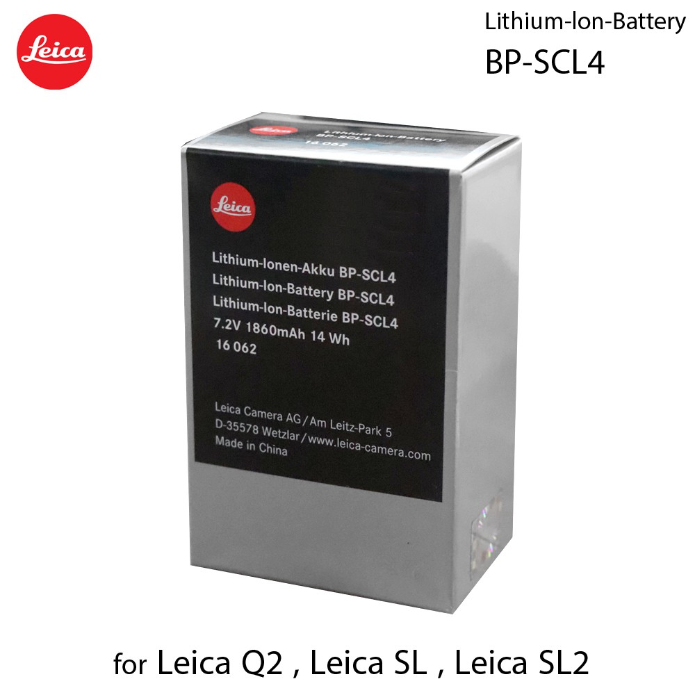Battery Leica BP-SCL4 (แบต Leica แท้) สำหรับ Leica Q2 / SL2 | Shopee ...