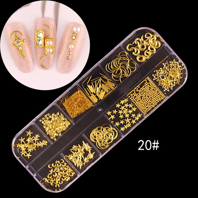 [Value Choice] LIMEGIRL อุปกรณ์ตกแต่งเล็บ คริสตัล 3D ทรงพิเศษ Diy ...