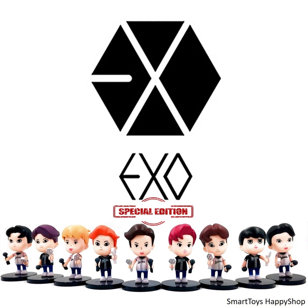 Figure Model EXO Special Edition New ฟิกเกอร์โมเดลวงเอ็กโซสุดน่ารักรุ่น ...
